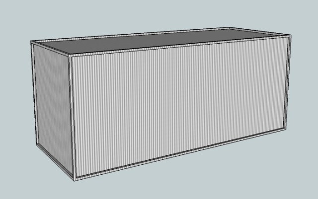 Shipping container in sketchup | Engineer Zero